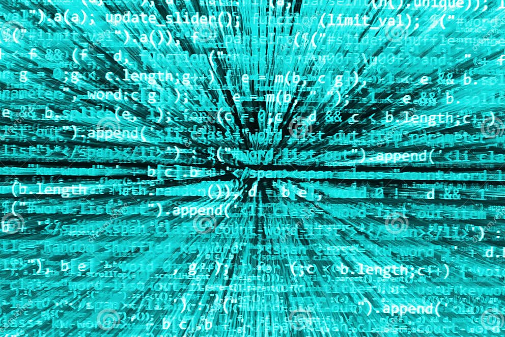 Programming Coding Source Code Screen. Stock Illustration - Illustration of circuit, function ...