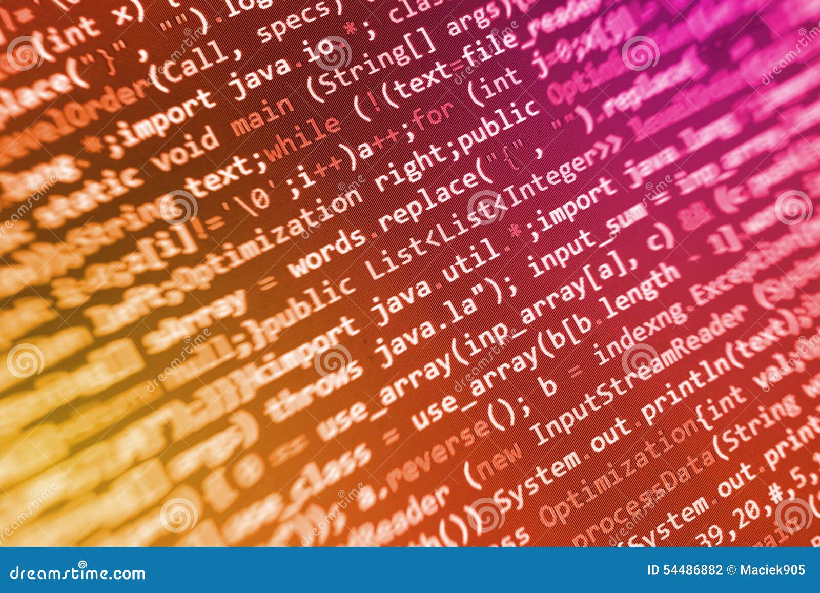 Programming Coding Source Code Screen. Stock Illustration - Illustration of coding, global: 54486882