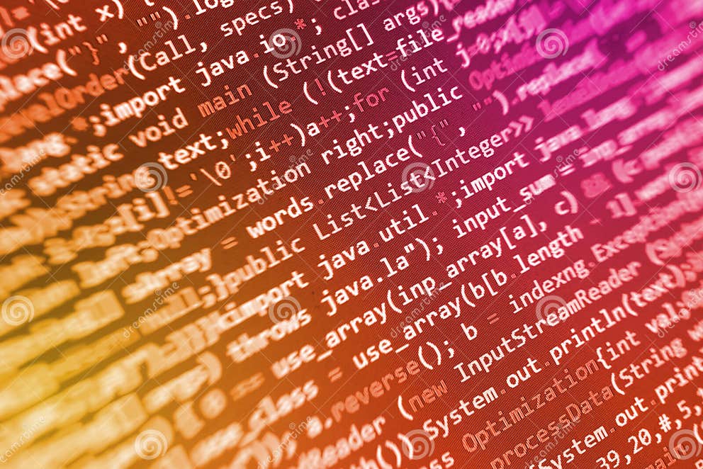 Programming Coding Source Code Screen. Stock Illustration - Illustration of coding, global: 54486882