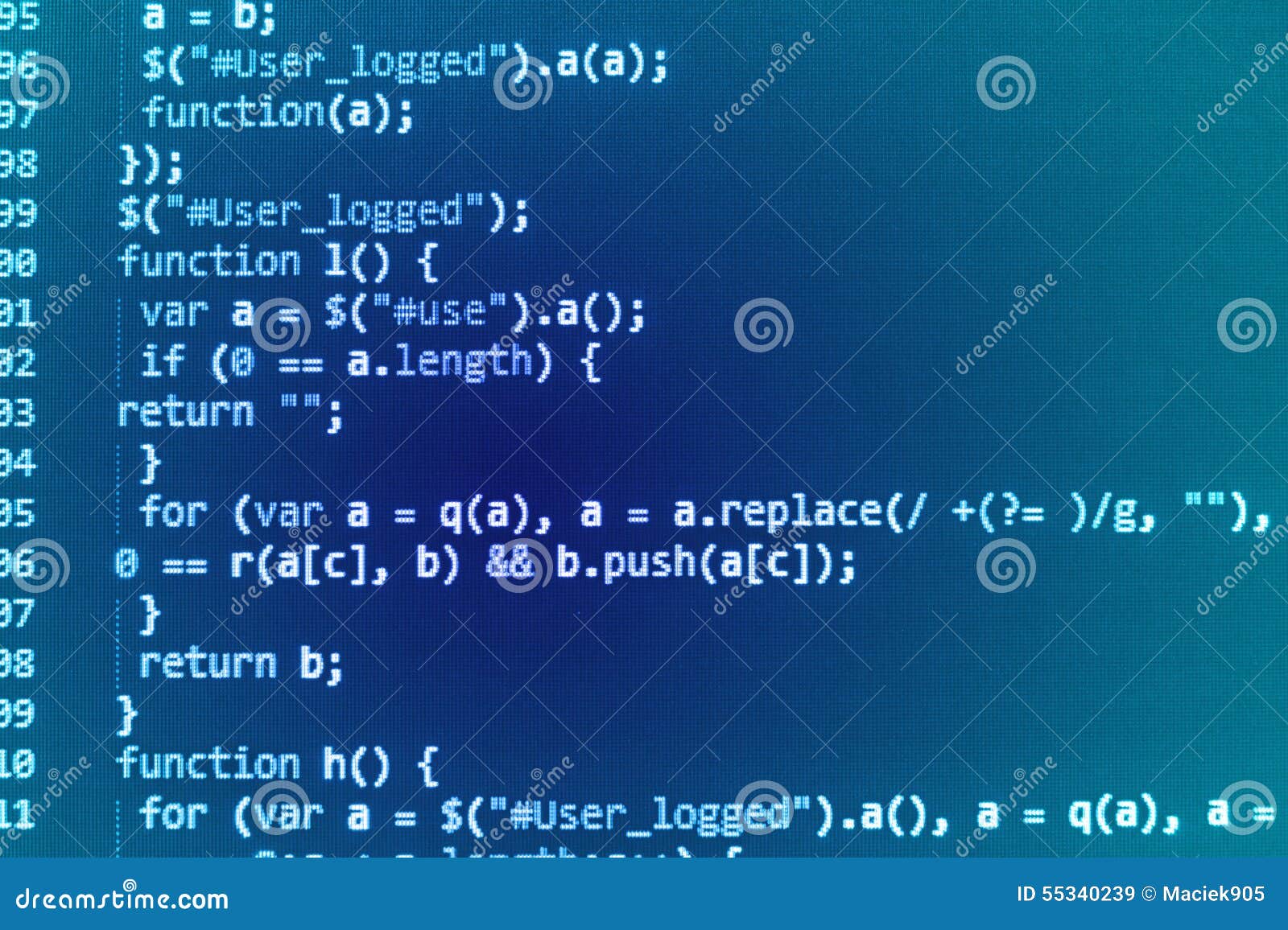 Programming Coding Source Code Screen Stock Image Image Of Coding Code 55340239
