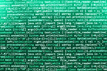 Programming Coding Source Code Screen. Stock Photo - Image of command, computer: 55735686