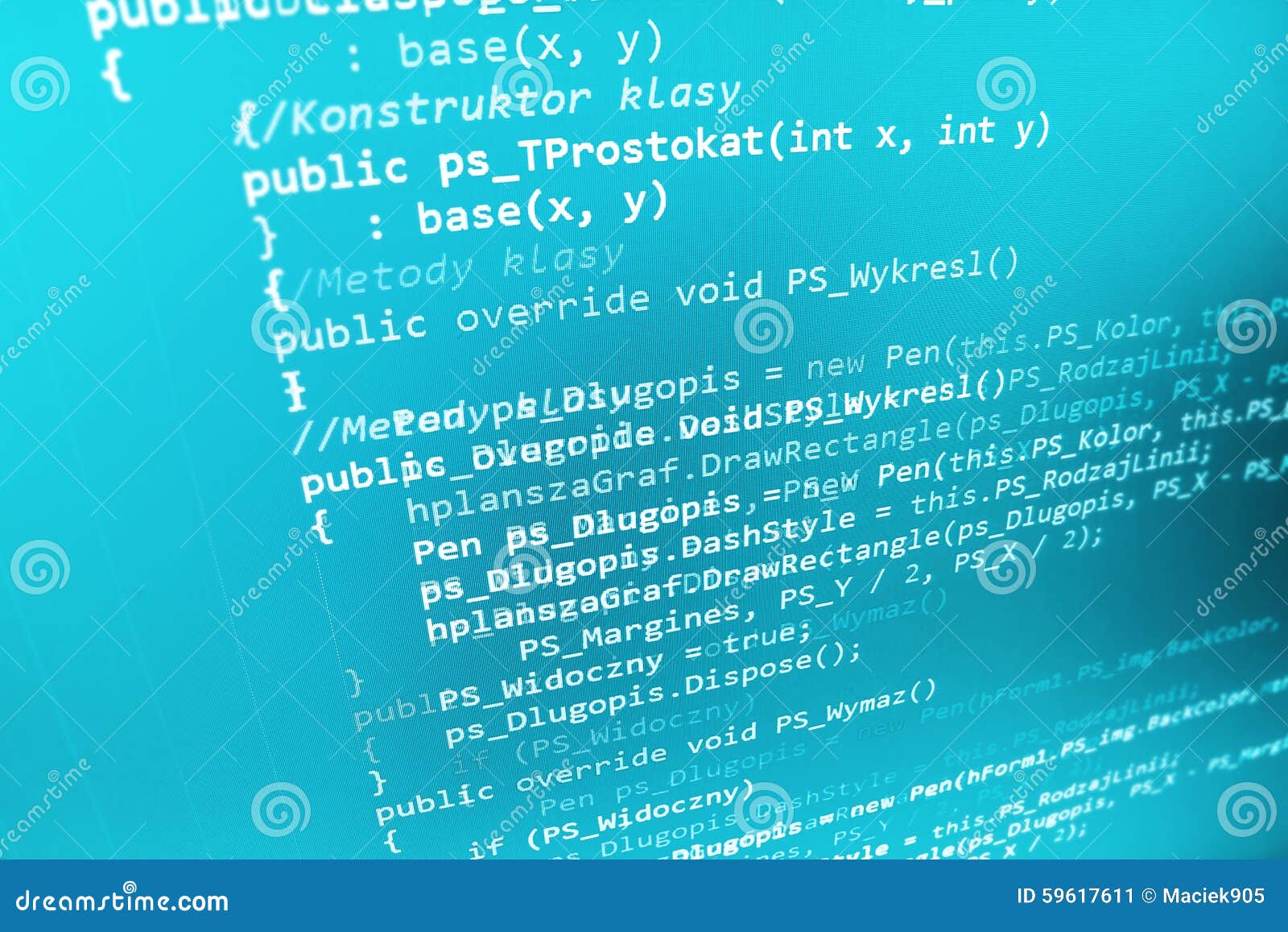 Programming Coding Source Code Screen Stock Illustration Illustration Of Binary Function 1242