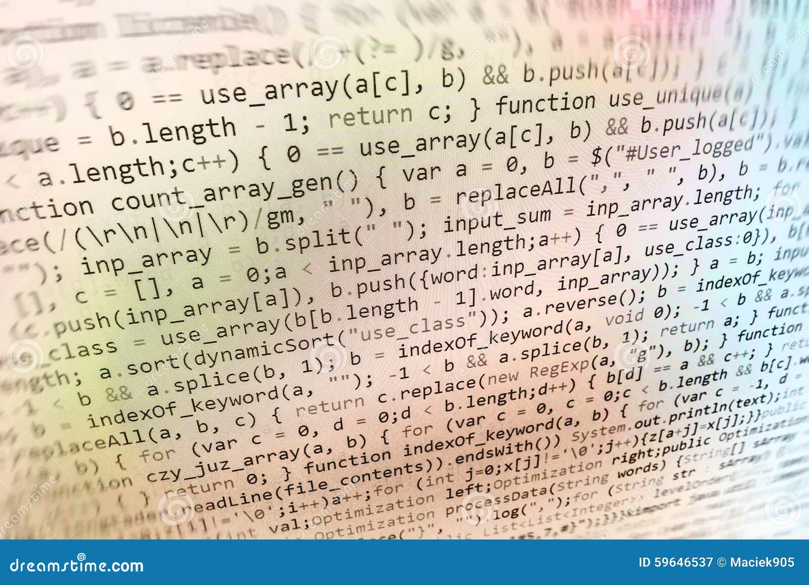 Programming Coding Source Code Screen Stock Image Image Of Communication Electronics 59646537 7866