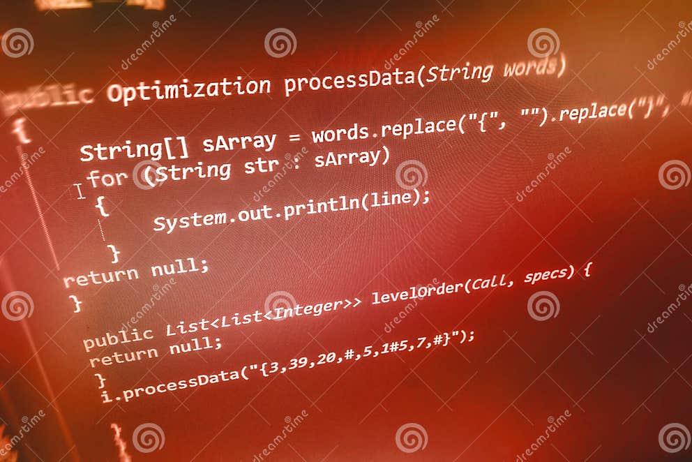 Programming Coding Source Code Screen Stock Image Image Of 1520