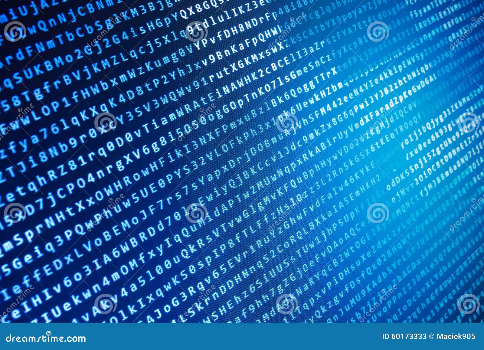 Programming Coding Source Code Screen. Stock Illustration ...
