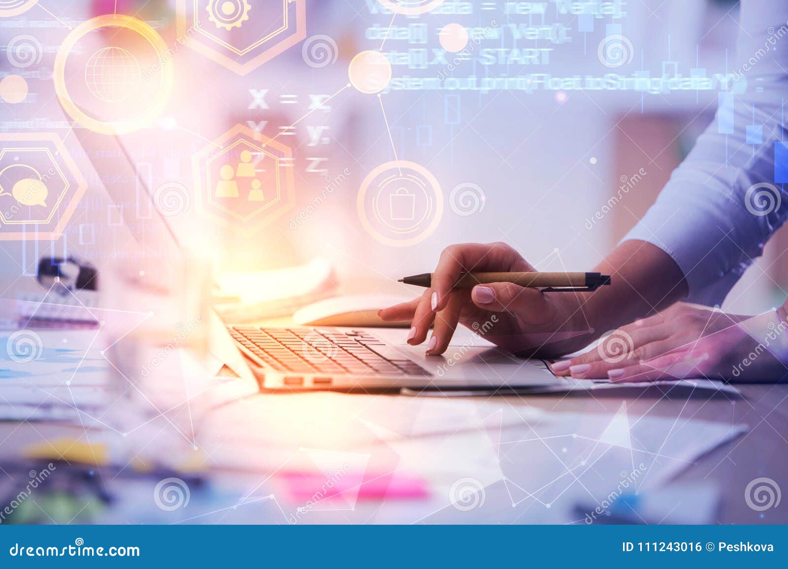 Programming, Computing and Internet Concept Stock Photo - Image of ...