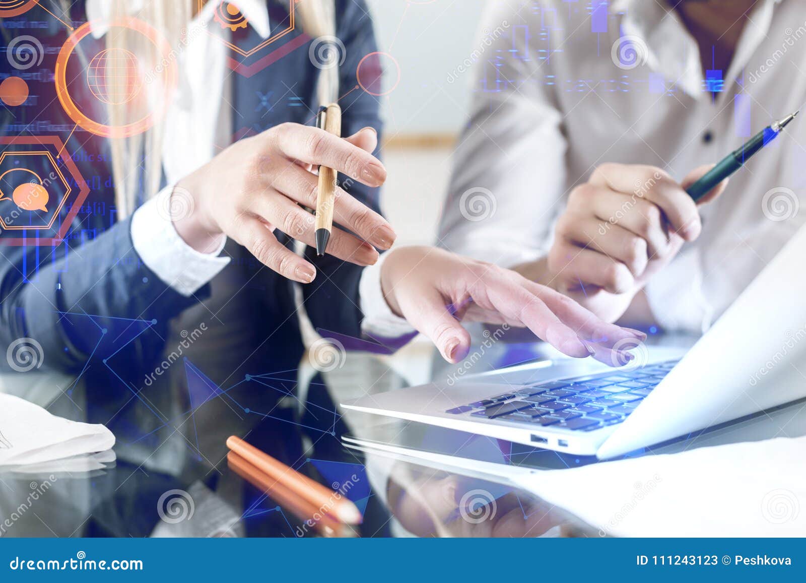 Programming, Computing and Teamwork Concept Stock Image - Image of ...