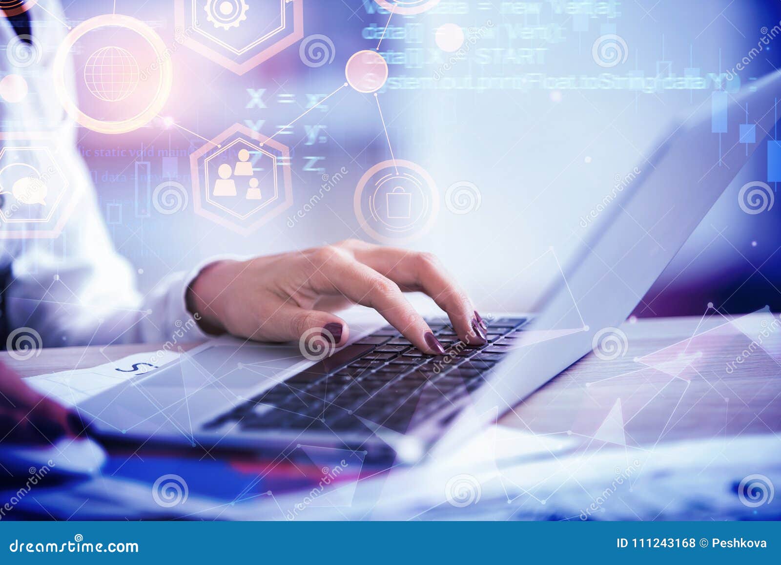 Programming, Computing and Website Concept Stock Photo - Image of ...