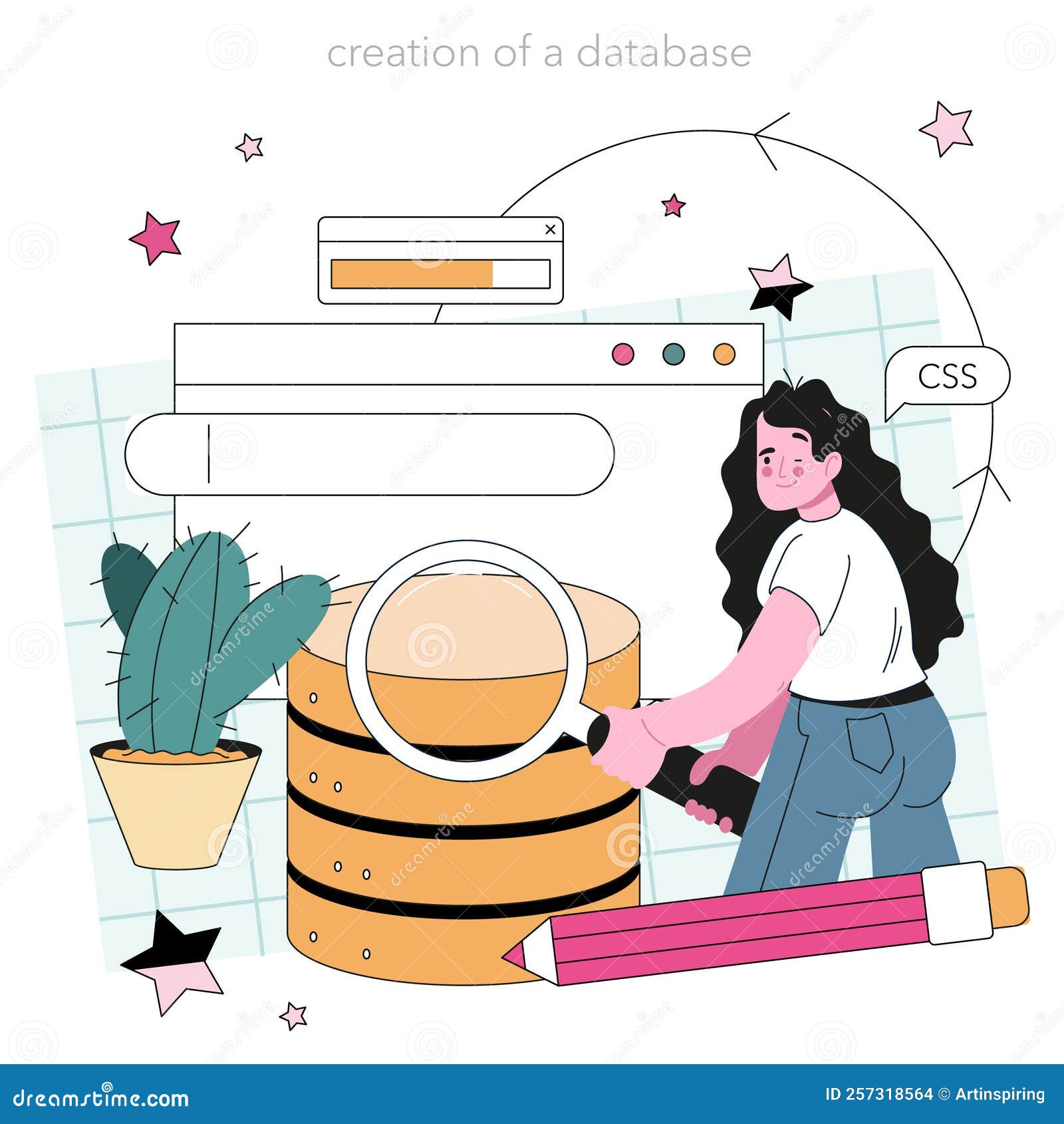 Programming Concept Idea Of Coding Testing And Writing Programs Stock Vector Illustration Of