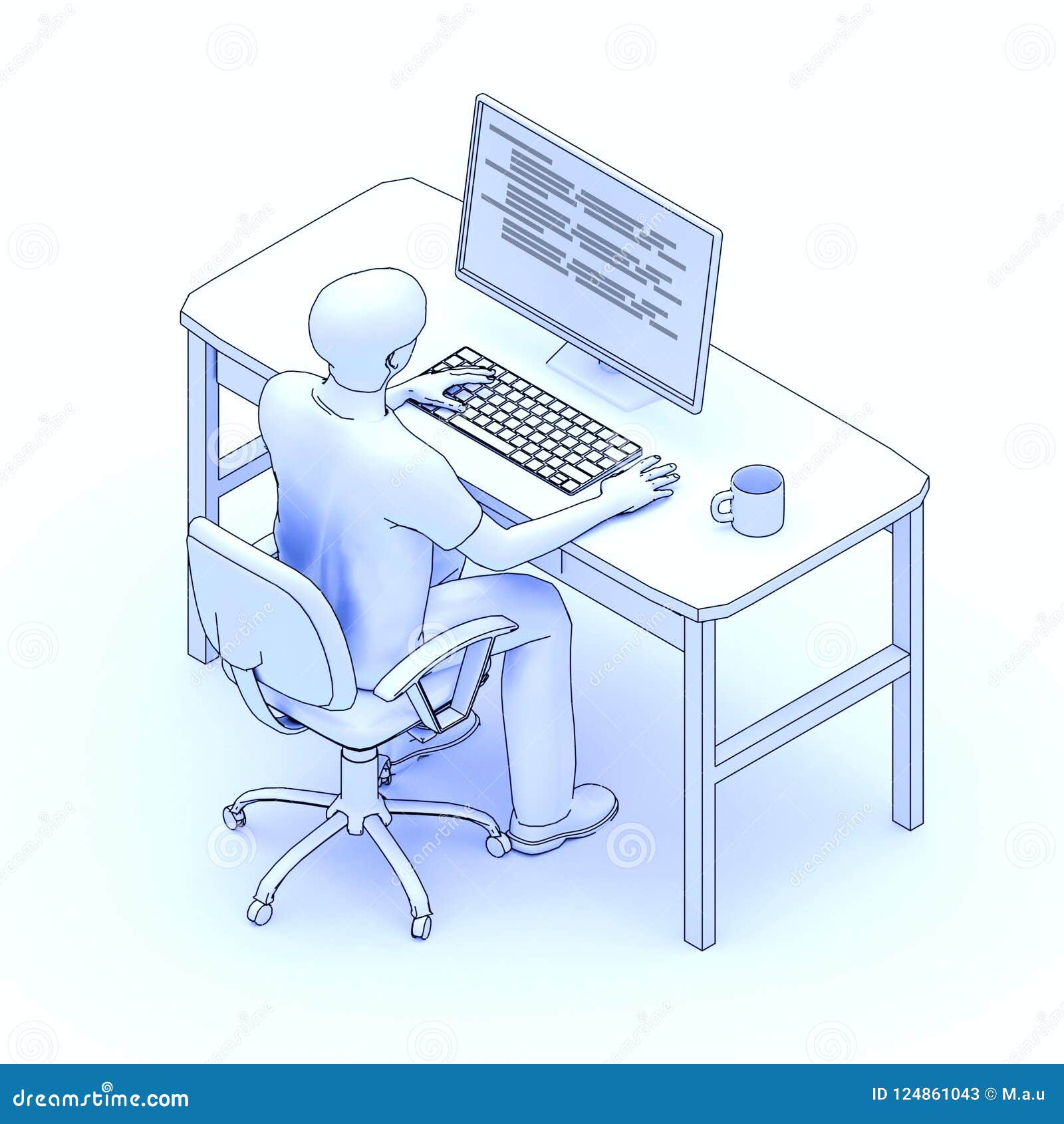 Programming Concept, Isometric 3d Illustration Stock Illustration ... Programming Concept, Isometric 3d Illustration Stock Illustration ...