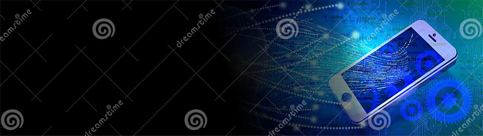 Programming Concept. Mobile Software Script Binary Coding Snippet on ... Programming Concept. Mobile Software Script Binary Coding Snippet on ...