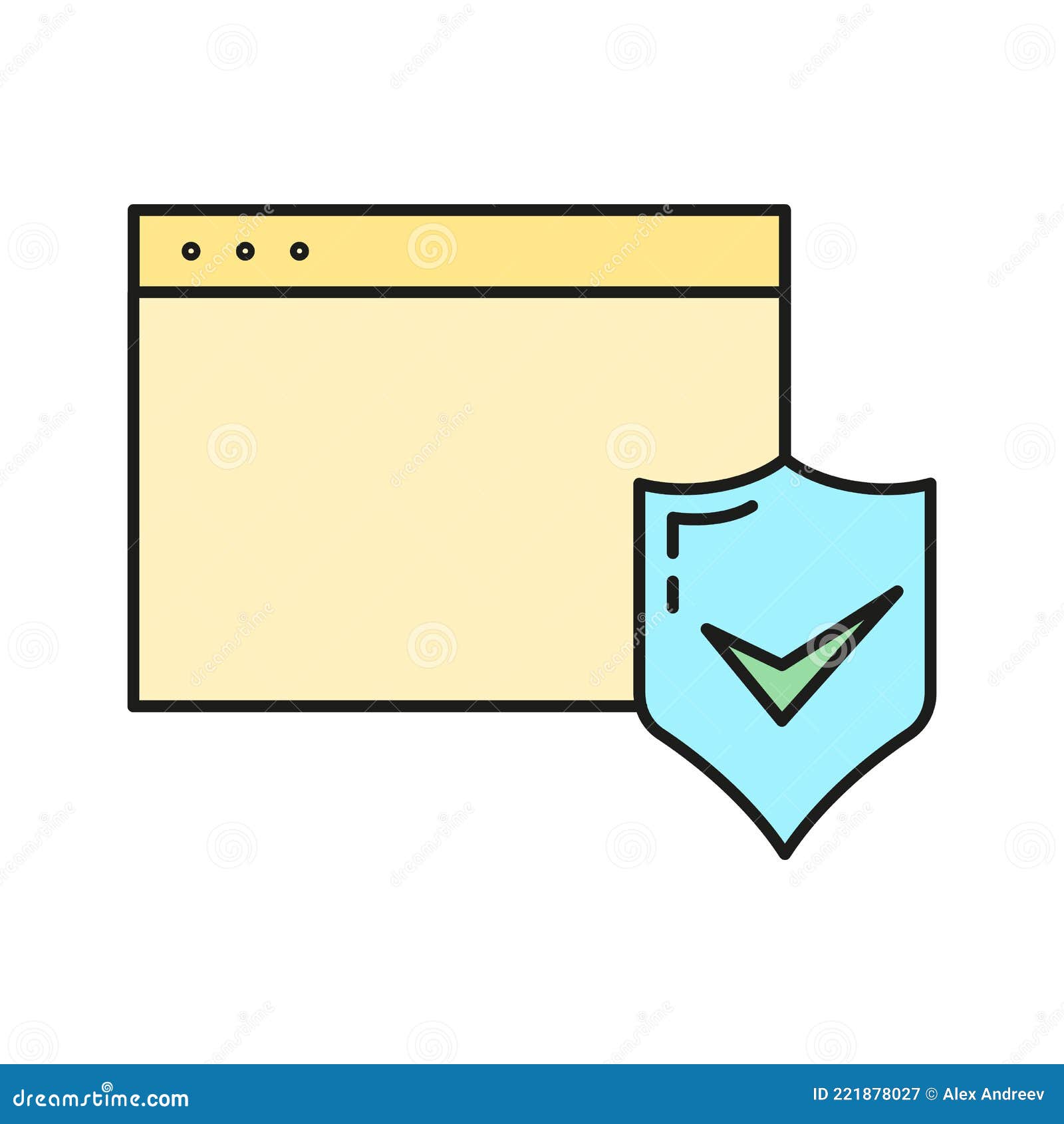 Programming Concept Online Database Computer Technology Icon, Remote Data Storage, Protect Info ...