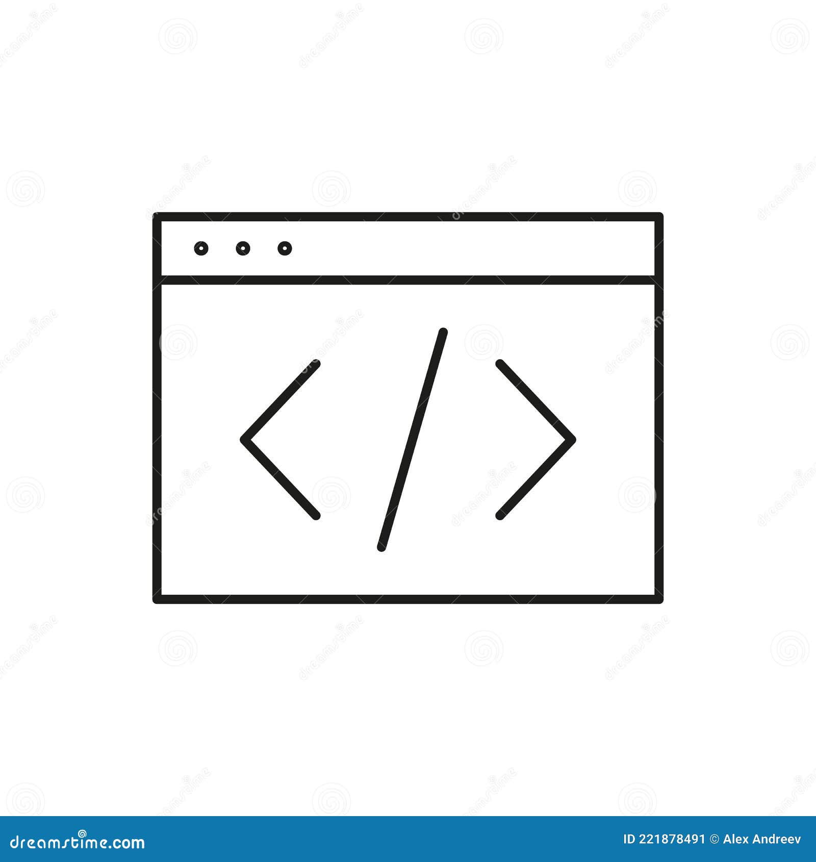Programming Concept Online Database Computer Technology Icon, Remote Data Storage, Protect Info ...