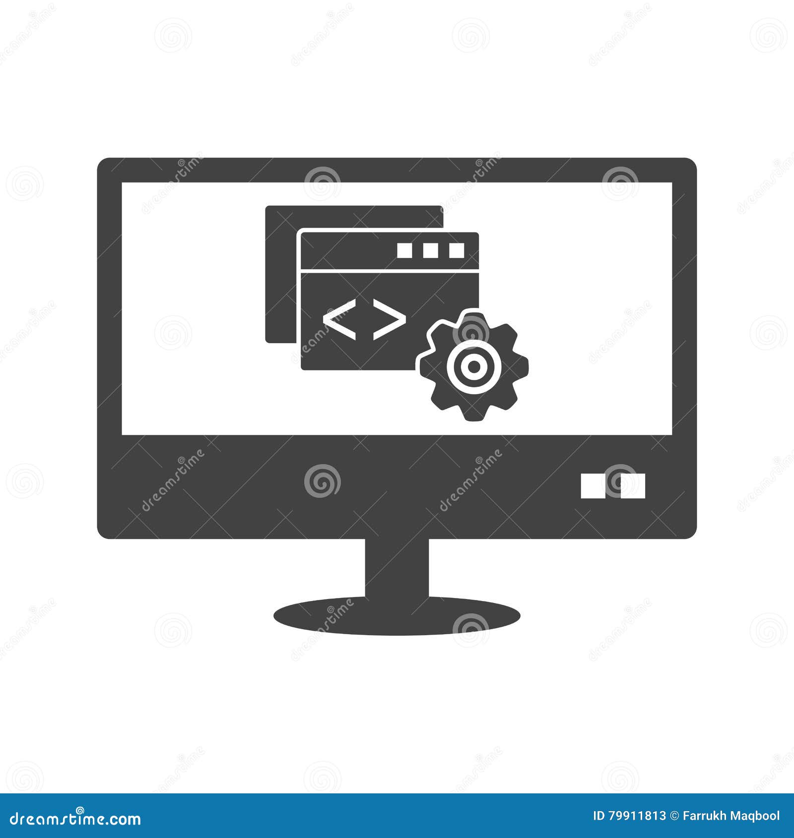 Programming Configuration Stock Vector Illustration Of Design 79911813