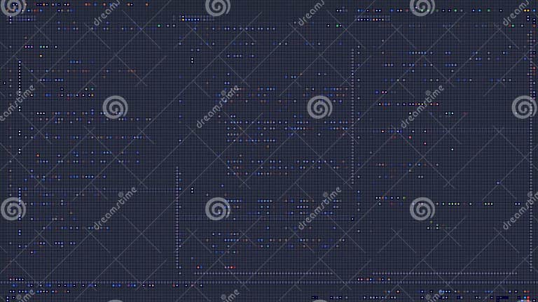 Programming Console with Dark Background. Coding Vector Illustration ...