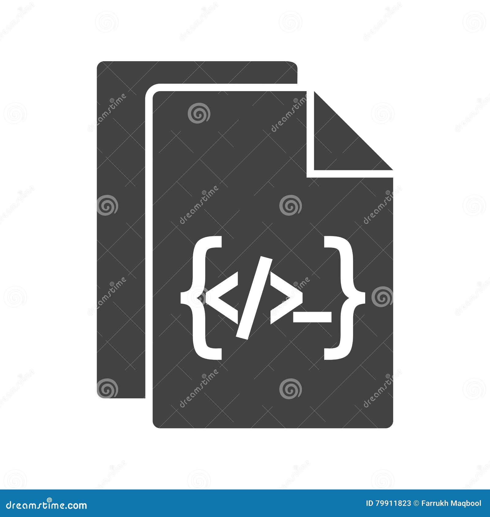 Programming Documentation stock vector. Illustration of document - 79911823