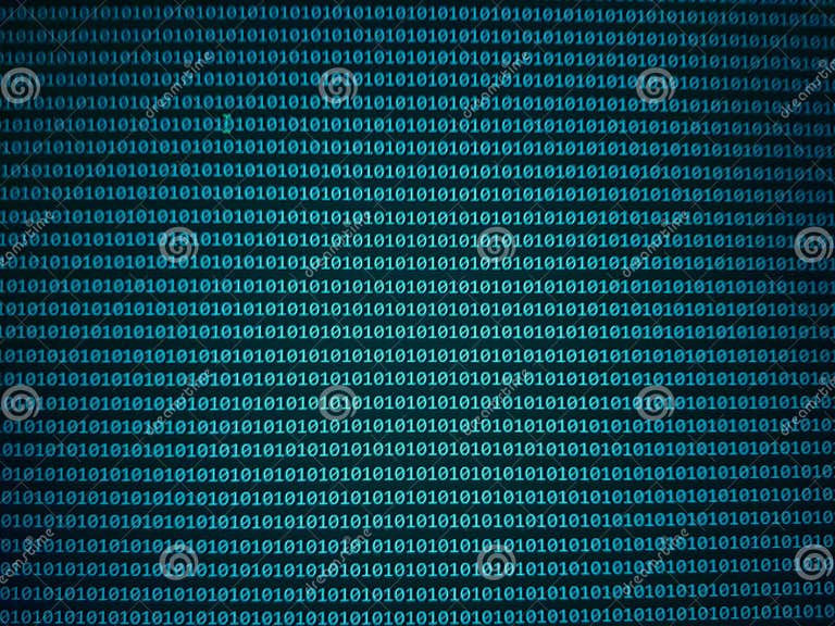 Programming Encoded Information. Technology Background. Stream of Zeros and Ones Stock ...