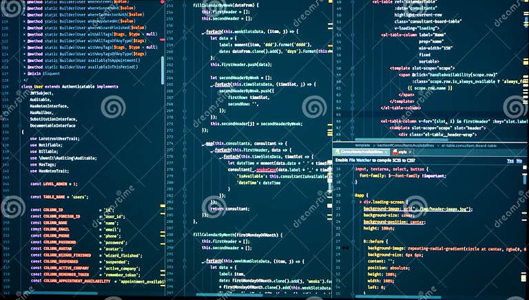 Programming With Html Php And Javascript Backend Source Code On