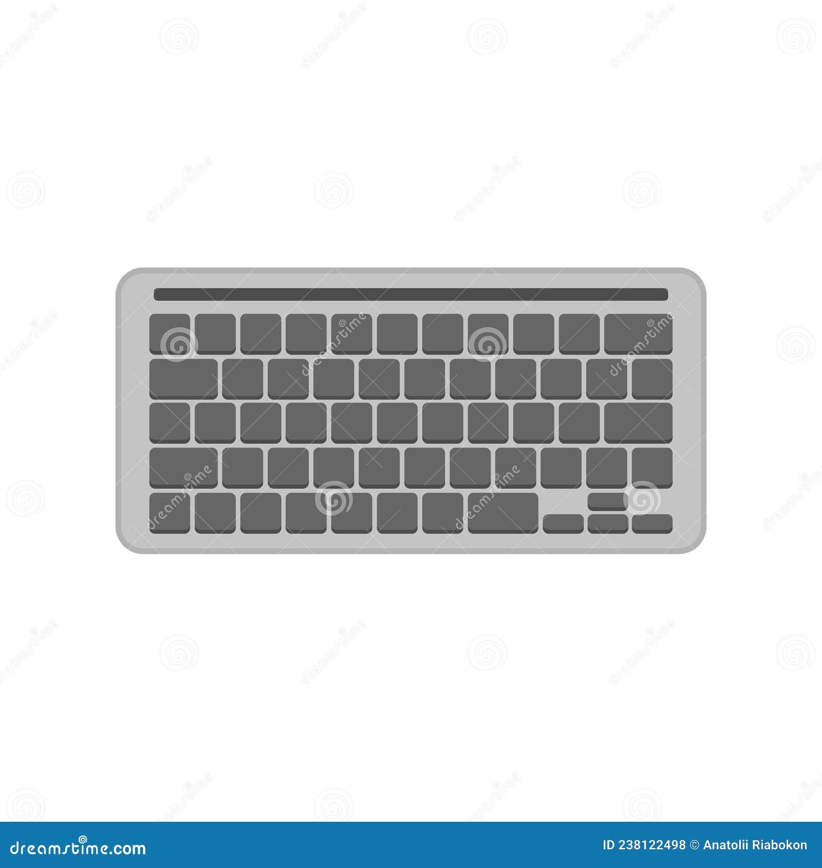Programming Keyboard Icon Flat Isolated Vector Stock Vector Illustration Of Hand Work 238122498