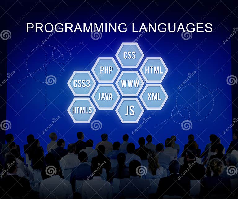 Programming Language Coding Developer Software Concept Stock Photo ...