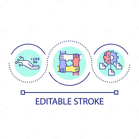 Programming Language Community Support Loop Concept Icon Stock Vector ... Programming Language Community Support Loop Concept Icon Stock Vector ...