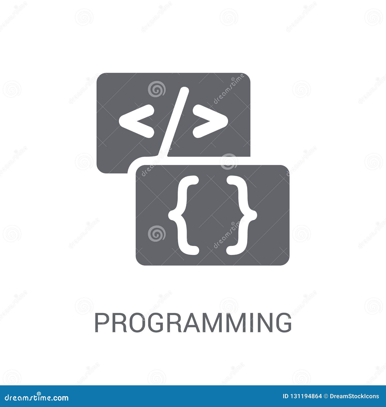 Programming Language Icon. Trendy Programming Language Logo Concept on ... Programming Language Icon. Trendy Programming Language Logo Concept on ...