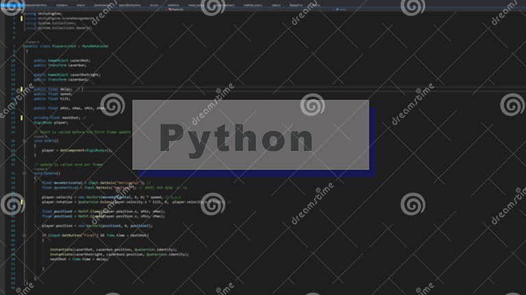 Programming Language Python for Mobile Development, Concept. Editorial ...