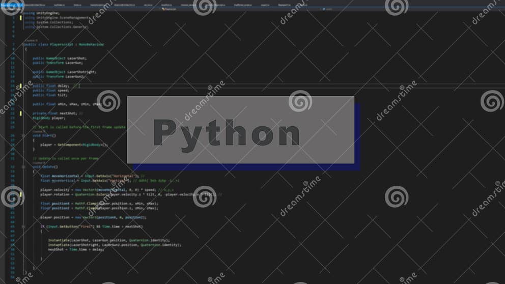 Programming Language Python for Mobile Development, Concept. Editorial ...