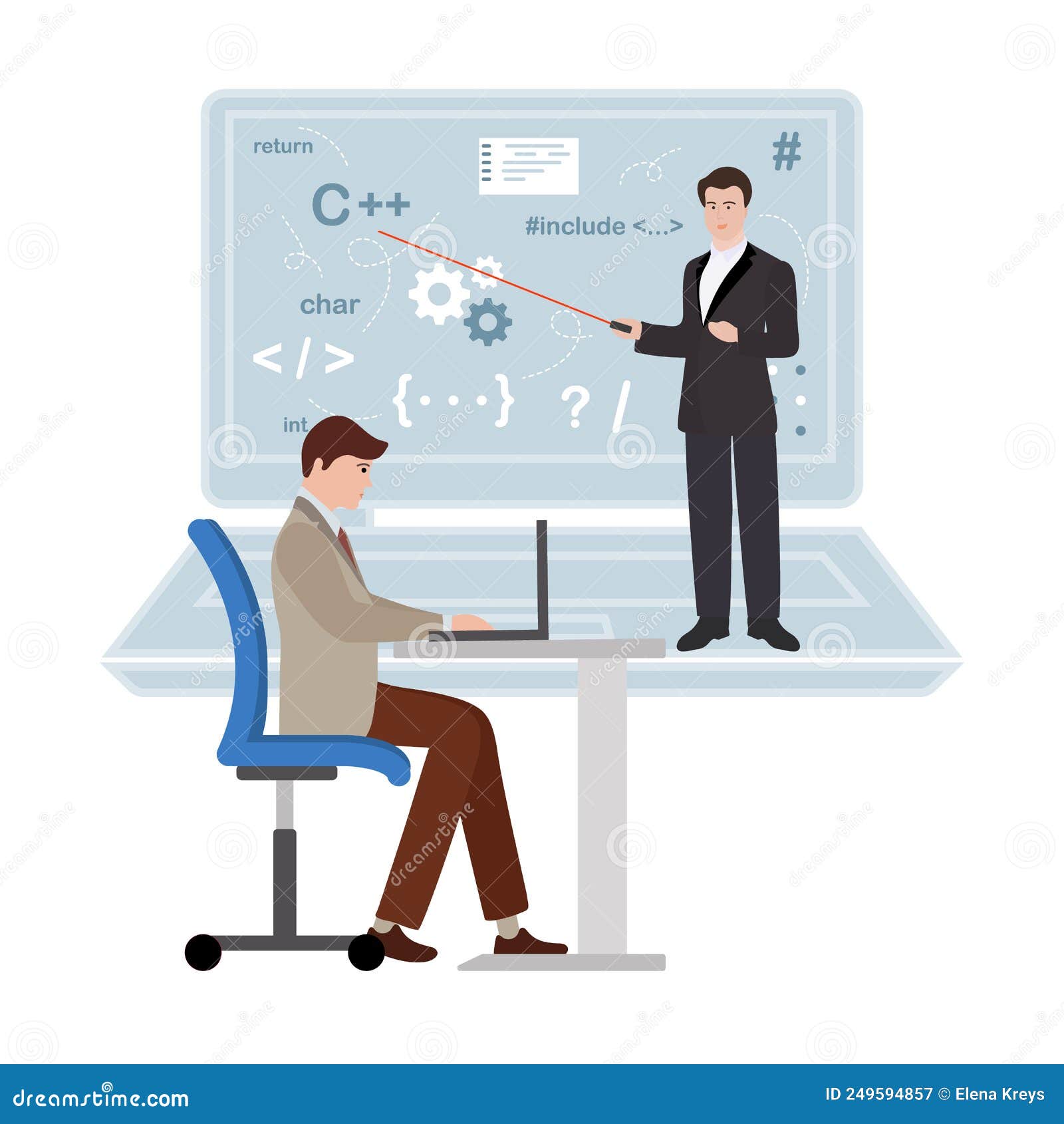 Programming Languages Learning Software Coding It Stock Vector Illustration Of Script Digital
