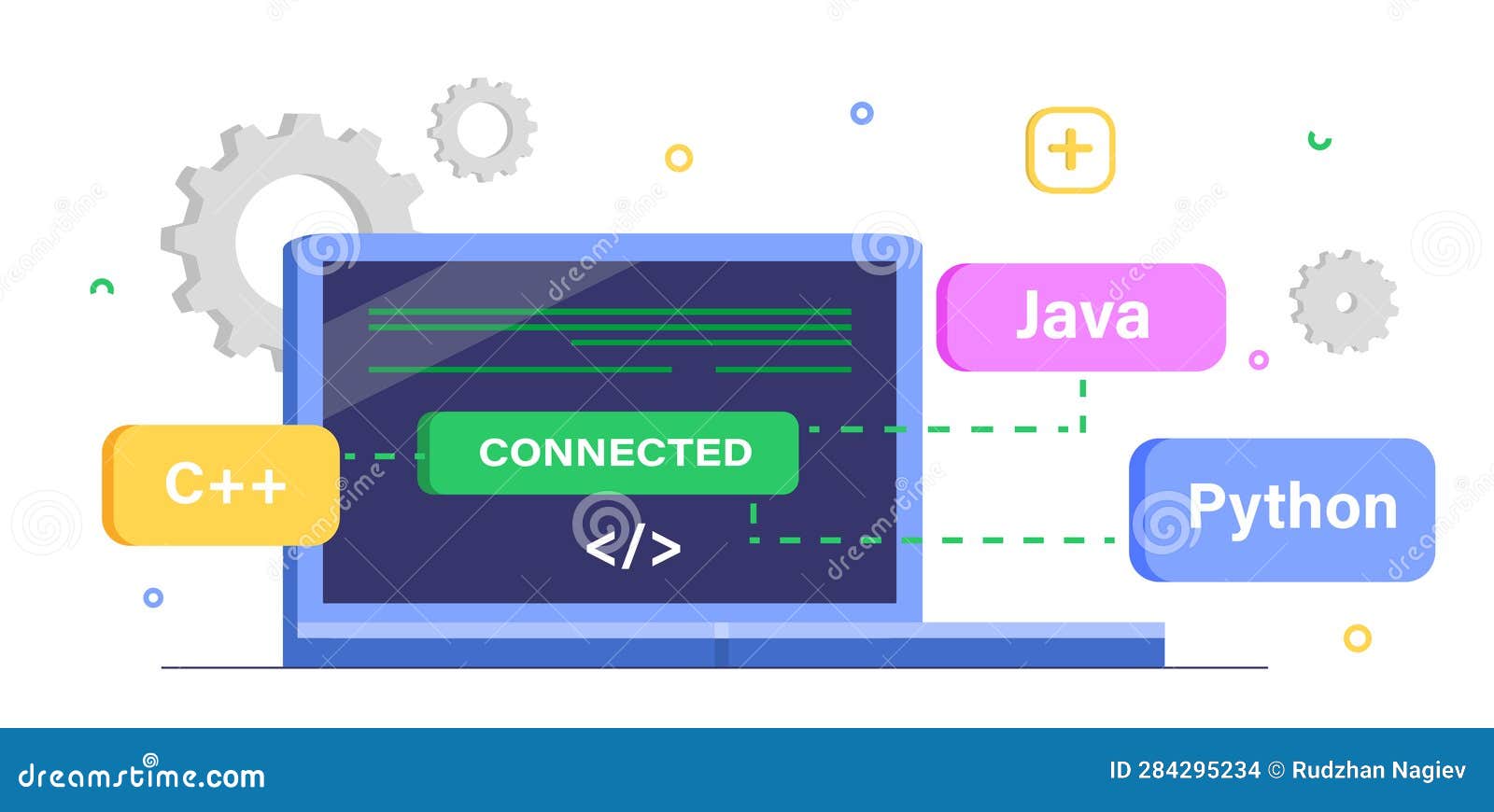 Java Python Php Building Website Project As Programming Homepage ...