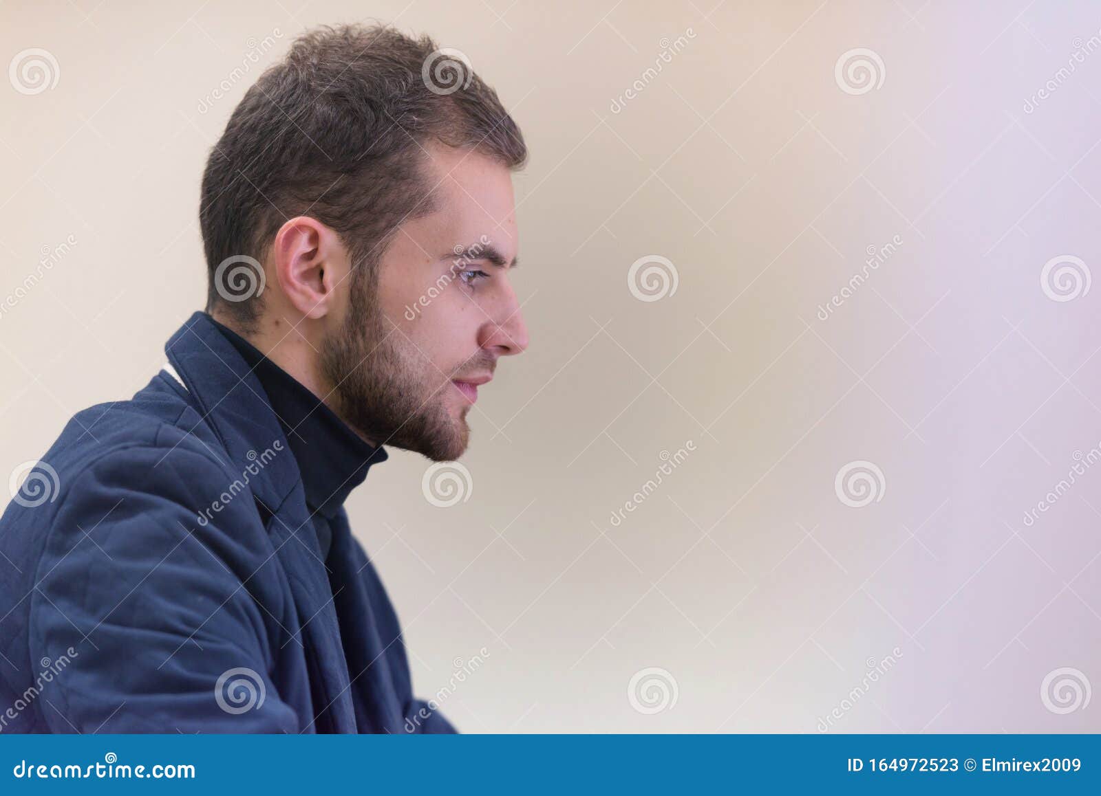 Programming. Man Working on Computer in it Office, Sitting at Desk ...