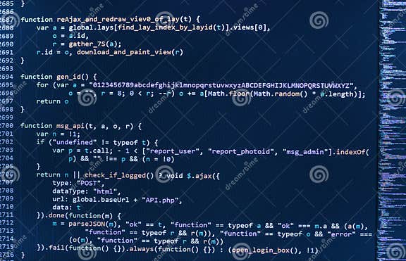 Programming Preventing Hacks in Internet Security. Stock Image - Image of development, binary ...
