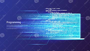 Programming, Software Development, Coding Concept. Vector Illust Stock ...