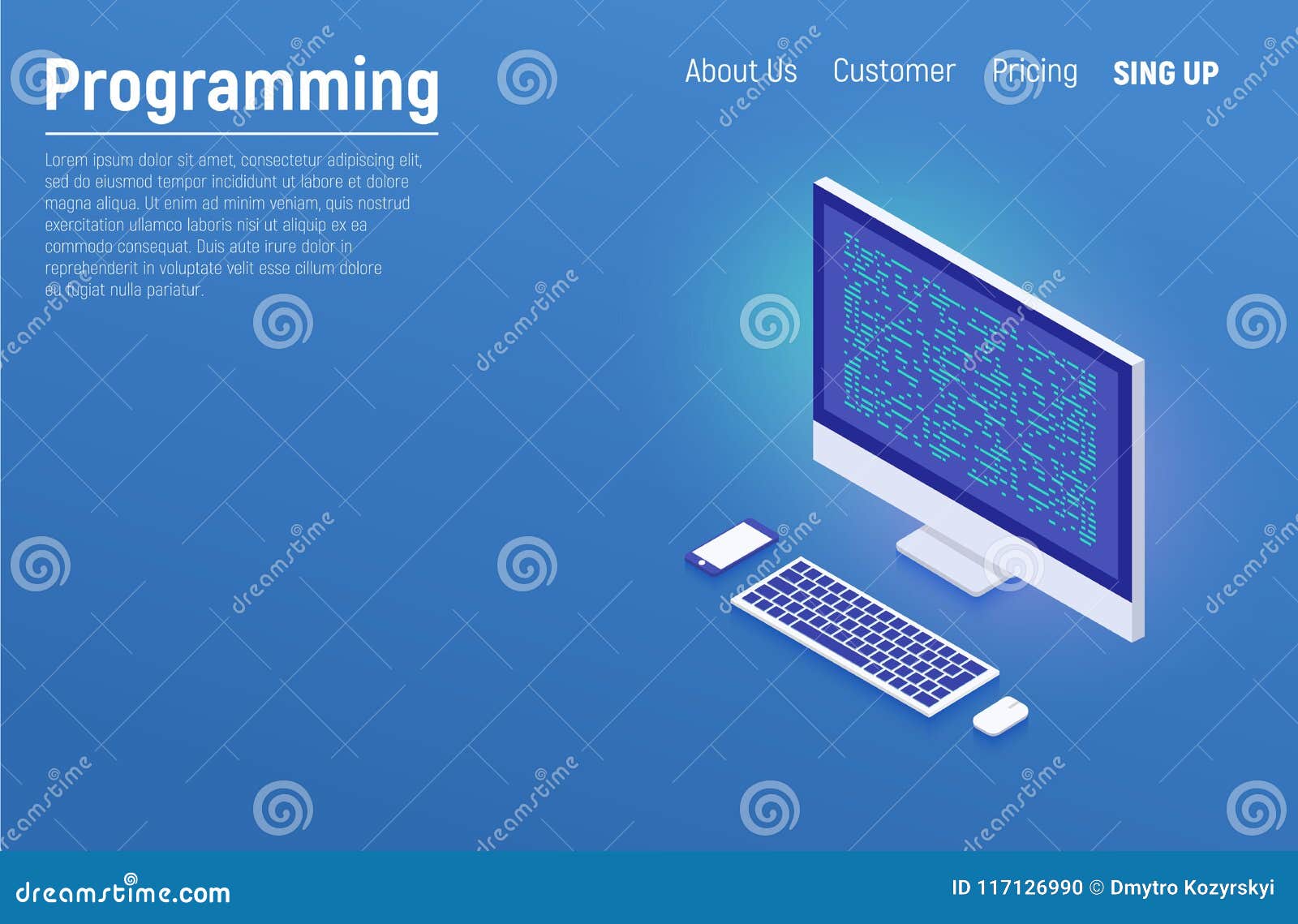 Programming and Software Development, Program Code on Laptop Screen, Big Data Processing ...