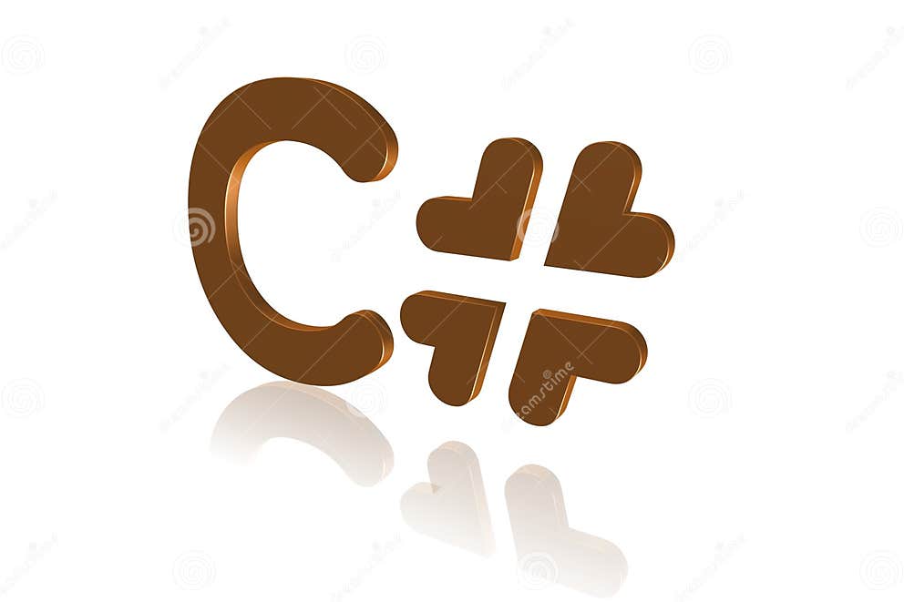 Programming Term - C# - C Sharp- High-Level Programming Language Stock ...