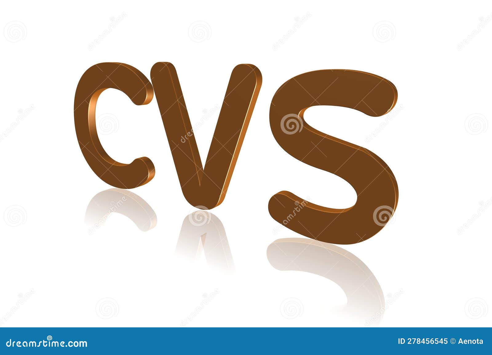 Programming Term - CVS - Concurrent Versions System - 3D Image Stock ...
