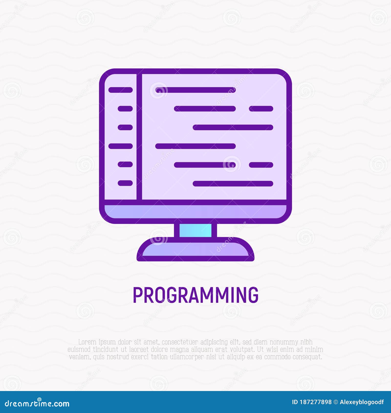 Programming Thin Line Icons Set Coding Algorithm Porting Compilation Hacker Programming 3825