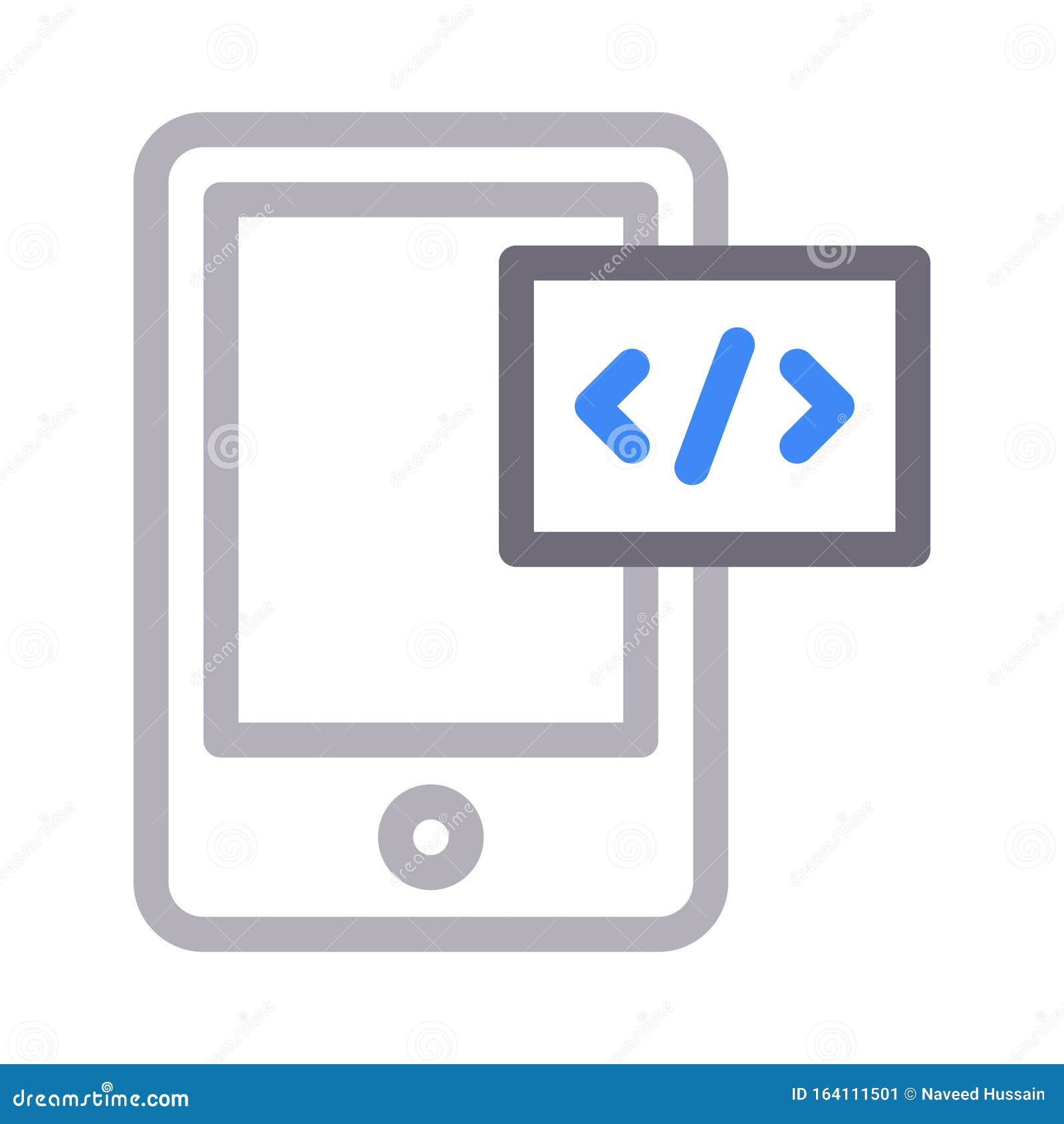 Programming Vector Color Line Icon Stock Illustration - Illustration of ...