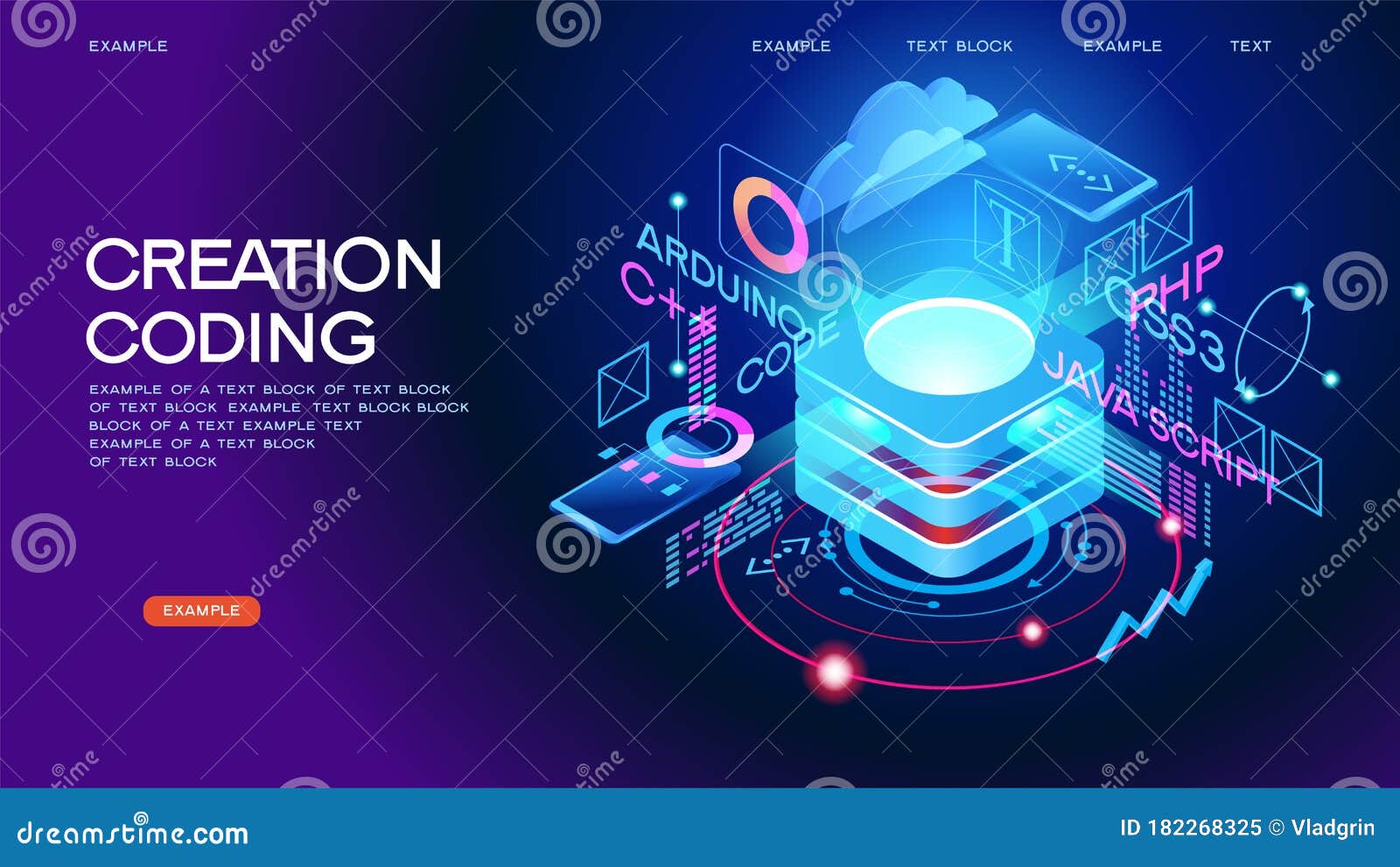 Programming web banner editorial image. Illustration of network - 182268325