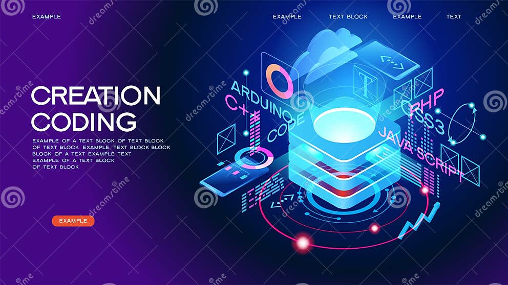 Programming web banner editorial image. Illustration of network - 182268325