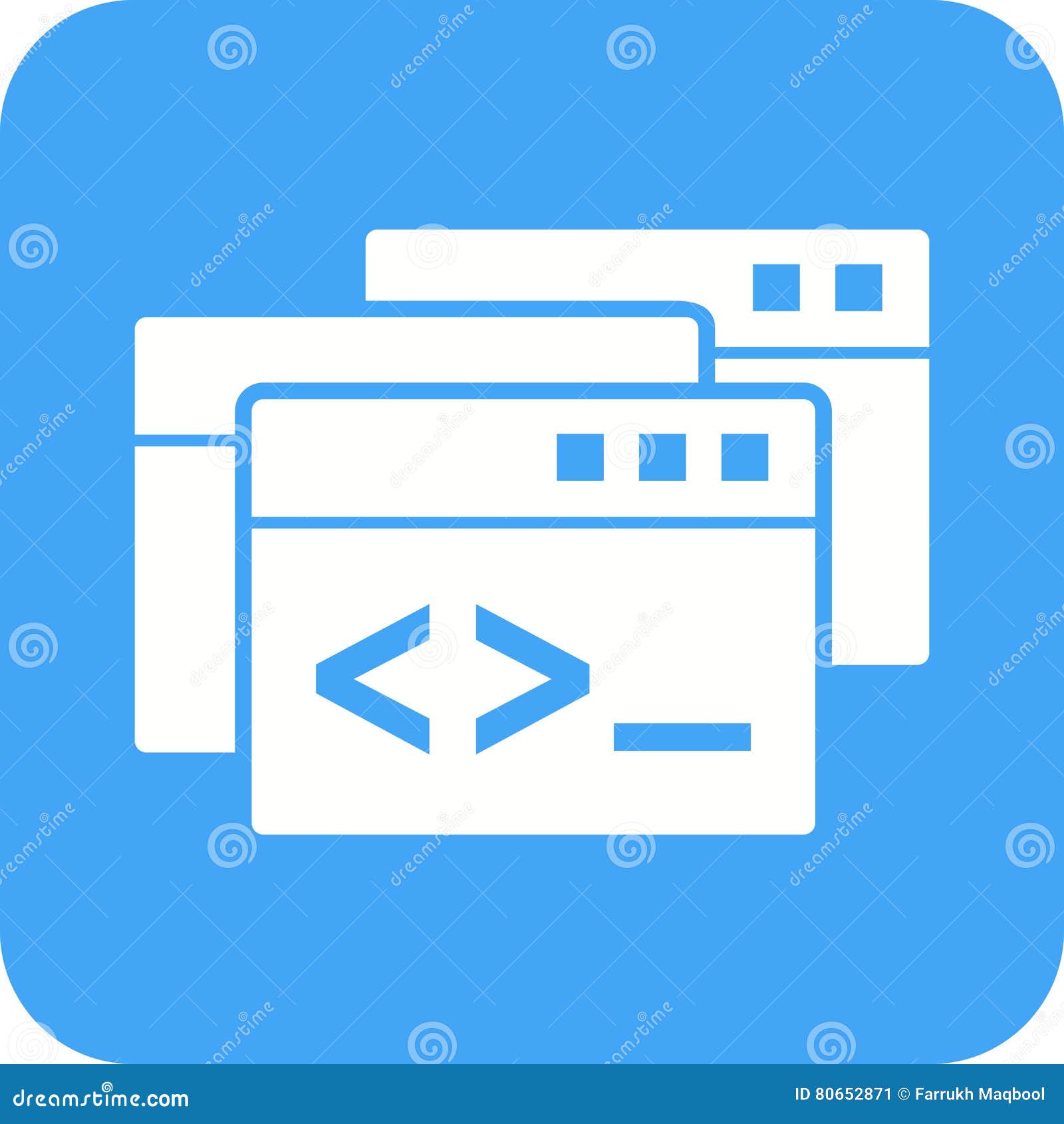 Programming Windows stock vector. Illustration of computer - 80652871