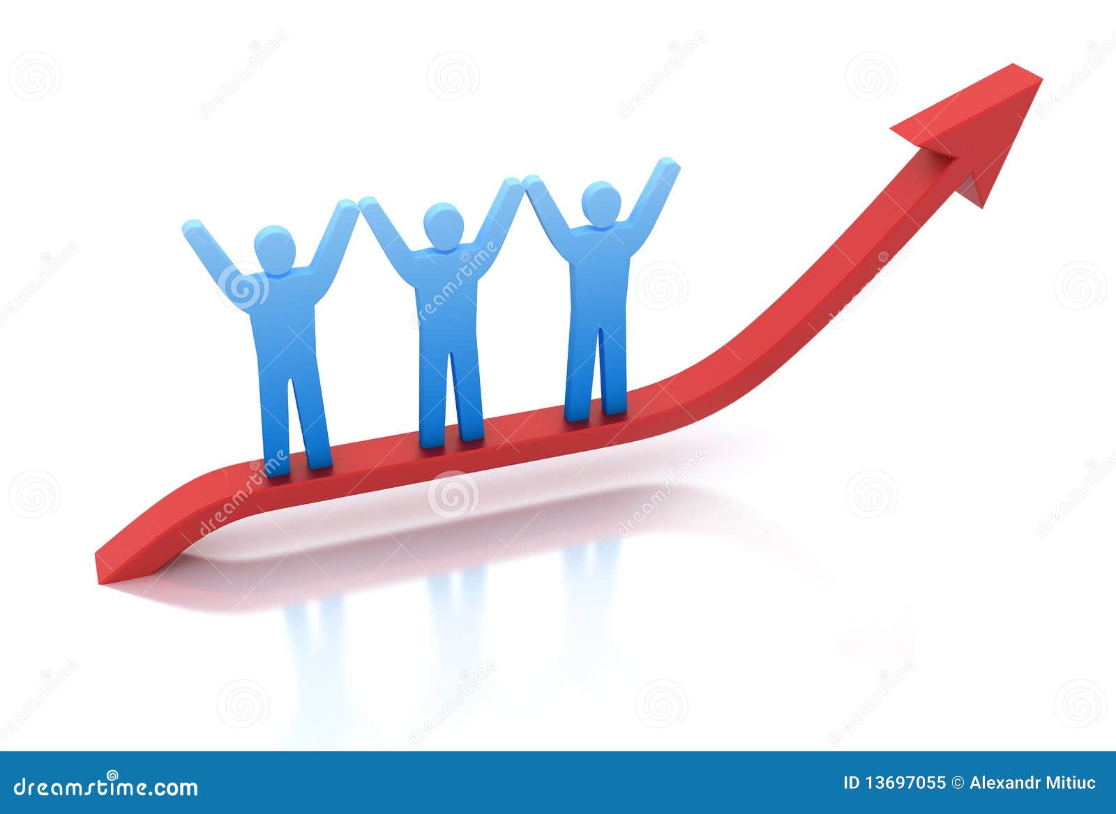 Progreso De Las Personas Del Trabajo Stock de ilustración - Ilustración ...