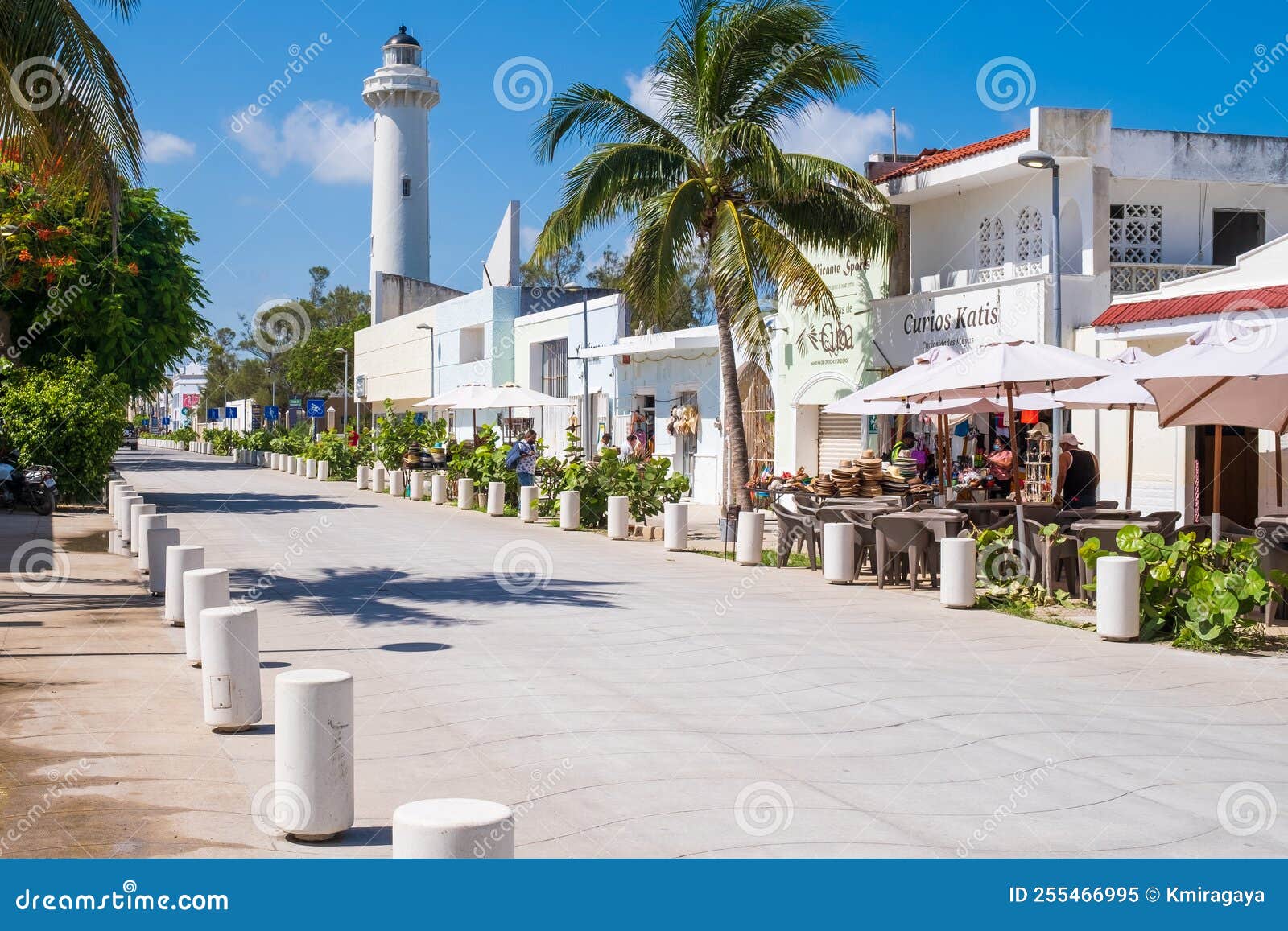 Progreso, a Popular Beach Town Near Merida in Yucatan, Mexico Editorial ...
