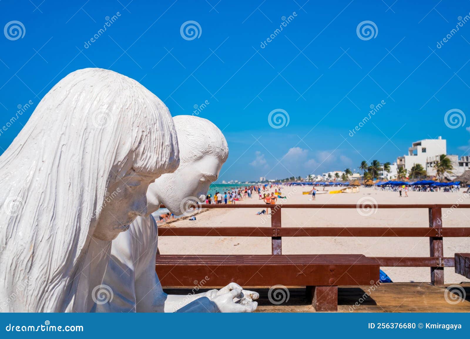 Progreso, a Popular Beach Town Near Merida in Mexico Stock Photo ...