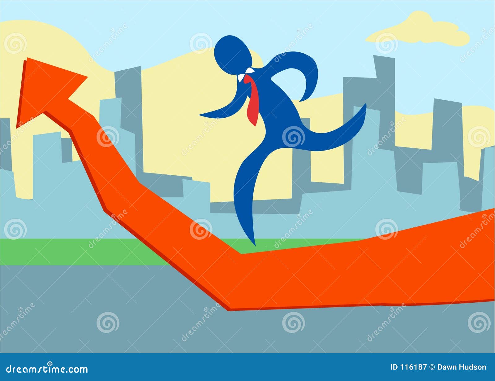 Progress stock vector. Illustration of people, business - 116187