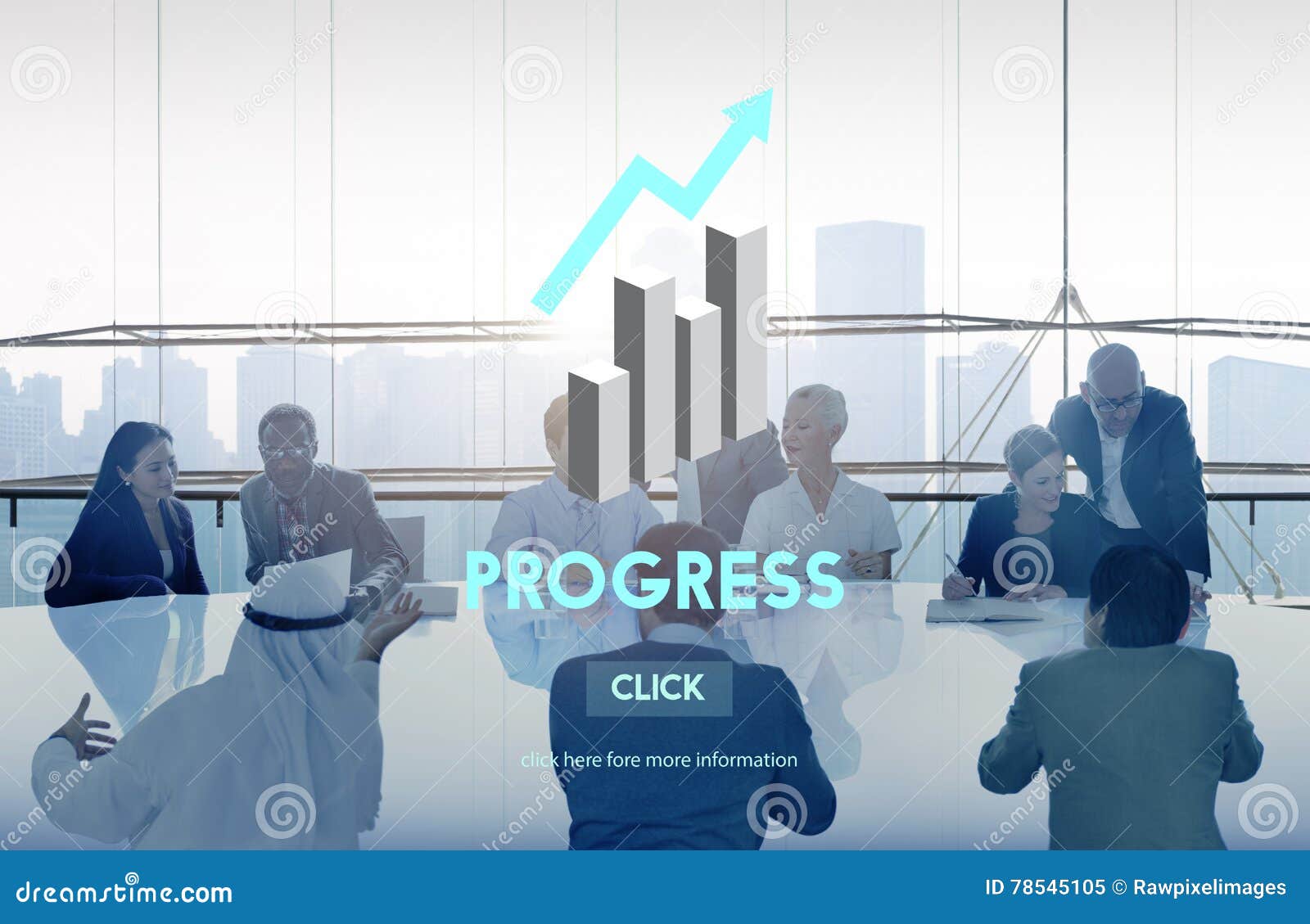 Progress Advance Growth Improvement Better Concept Stock Image - Image ...