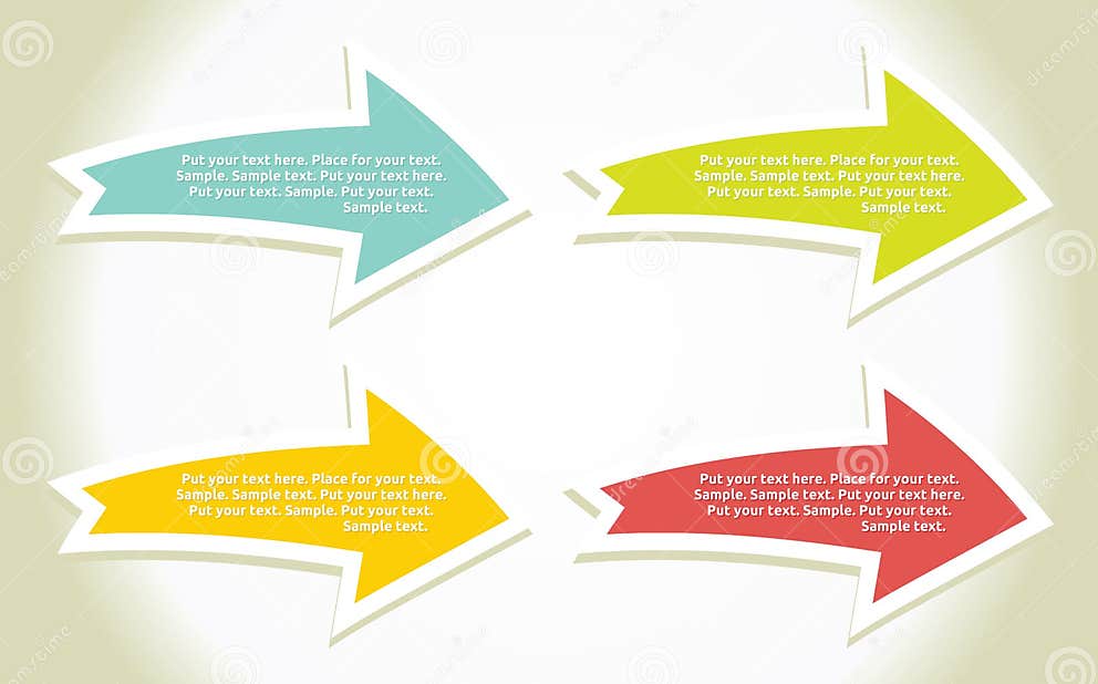 Progress arrows stock vector. Illustration of concept - 31921642