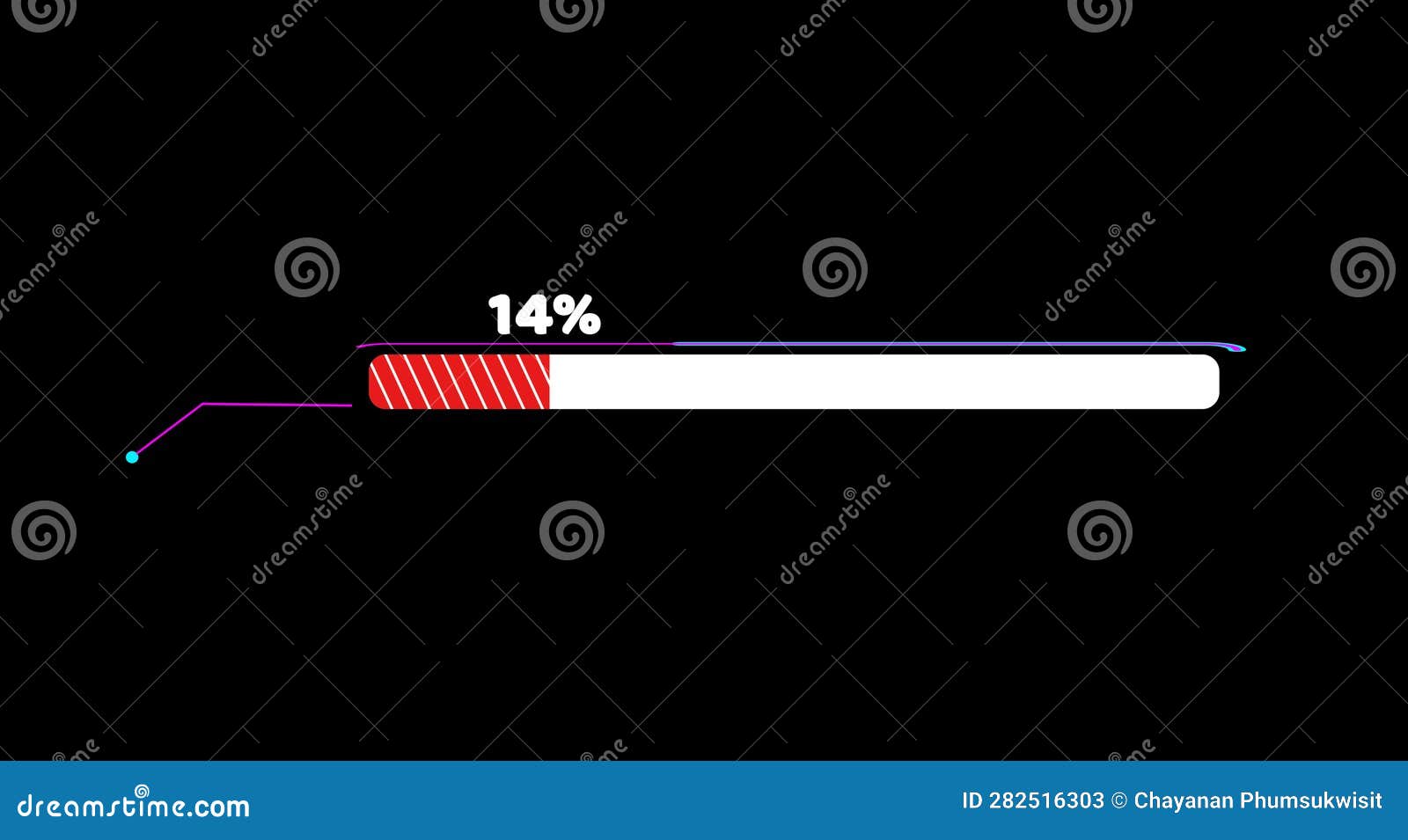 Progress Bar Animation with Callout and Loading Bar Inside Red White ... Progress Bar Animation with Callout and Loading Bar Inside Red White ...