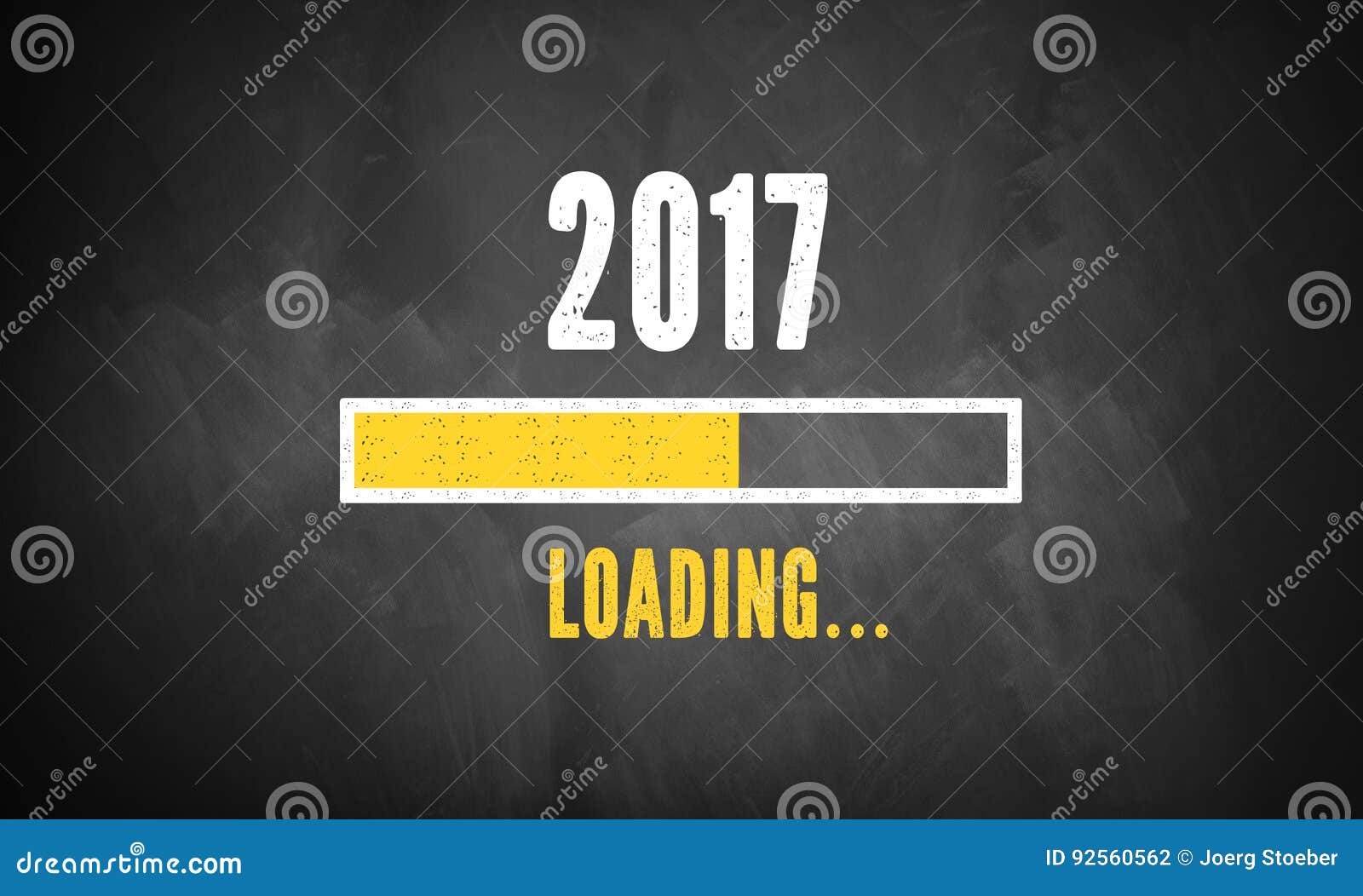 Progress Bar Showing Loading of 2017 Stock Illustration - Illustration ...