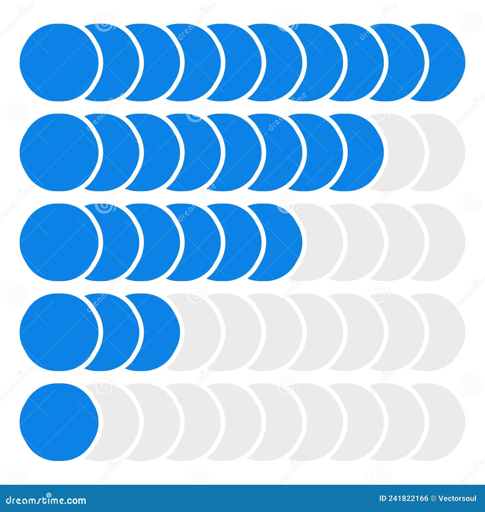 Progress Bar. Steps, Phases, Level Indicator. Yardstick Meter Stock ...